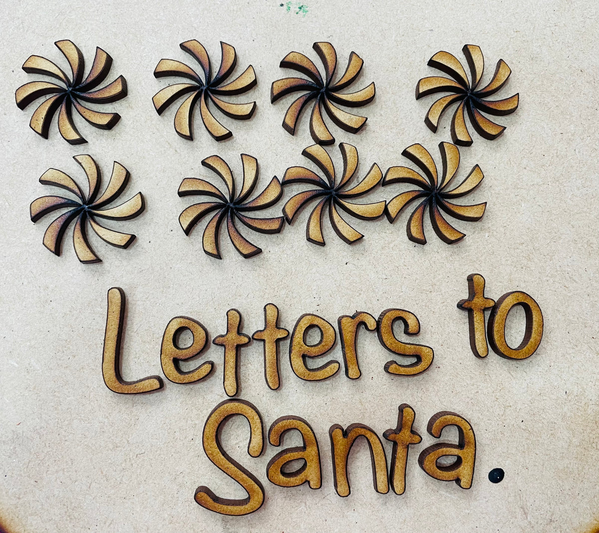 Letrero buzón chico Letters to Santa – Kosbitas